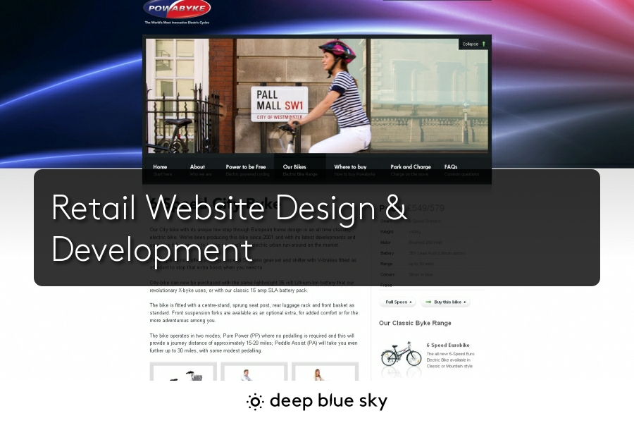 Retail Website Design & Development, Free Digital Strategy Advice