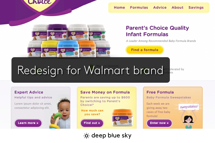 Redesign for Walmart brand, Free Digital Strategy Advice